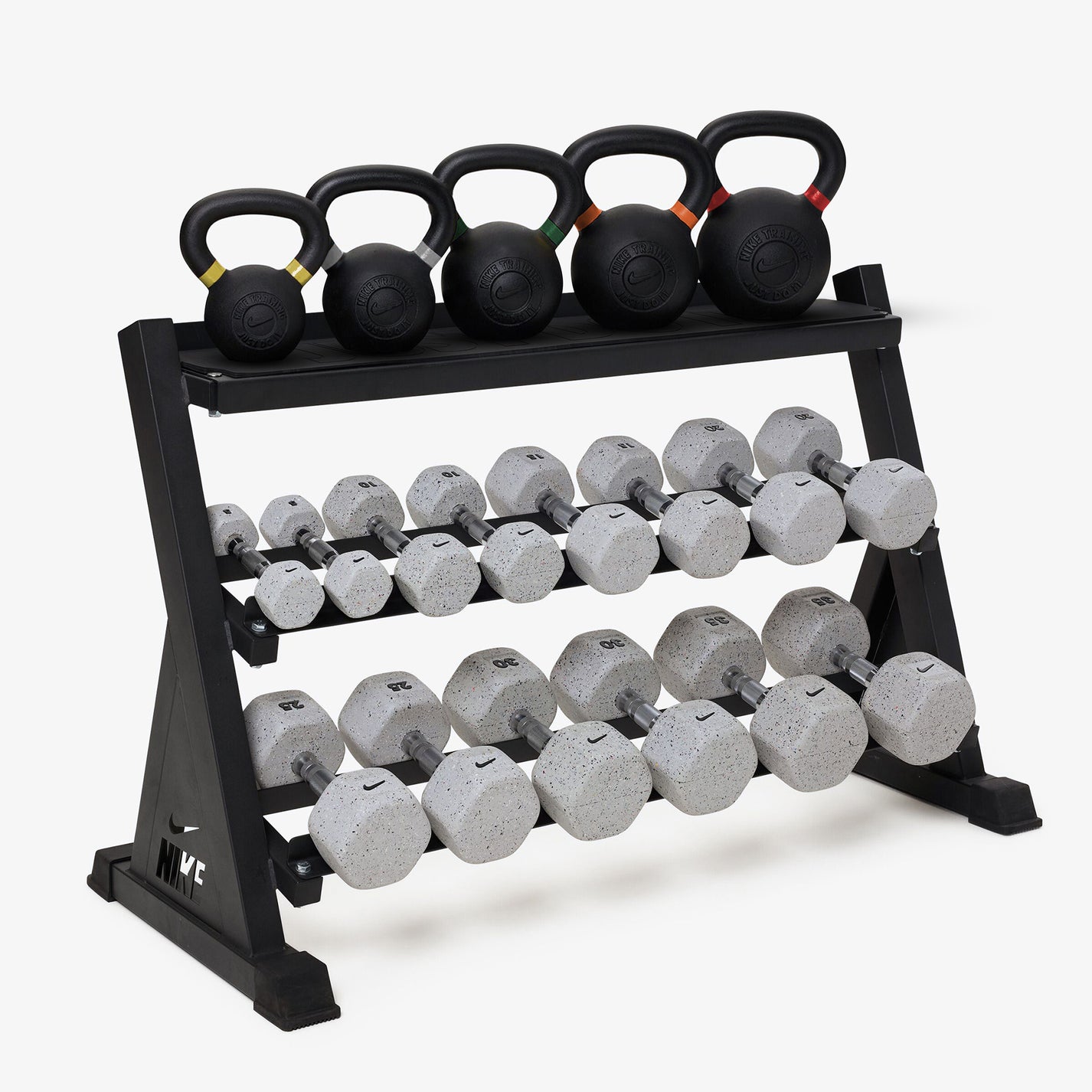 Nike Kettlebell & Dumbbell Rack Sets – Nike Strength US