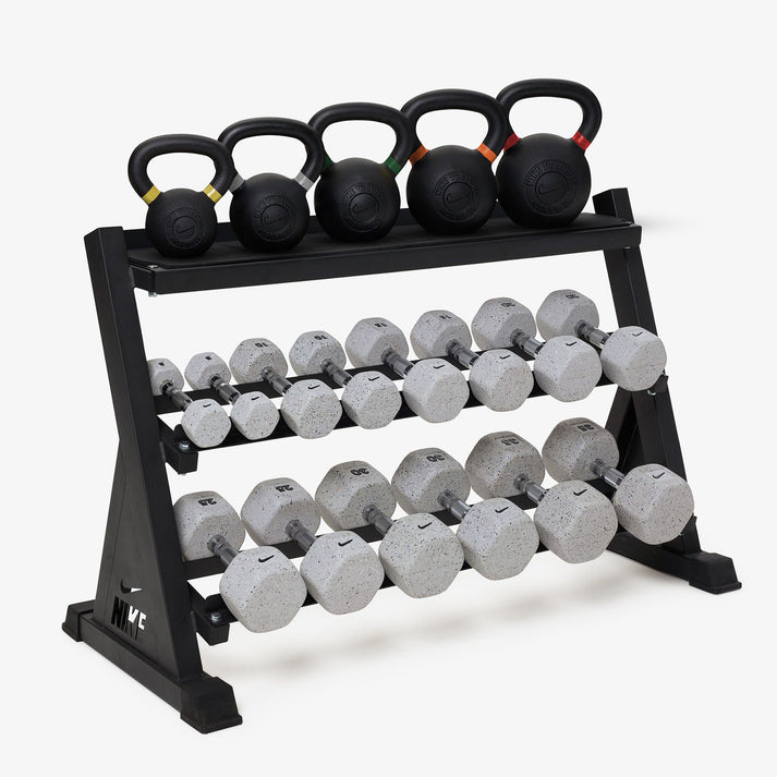 Nike Kettlebell & Dumbbell Rack Sets – Nike Strength US