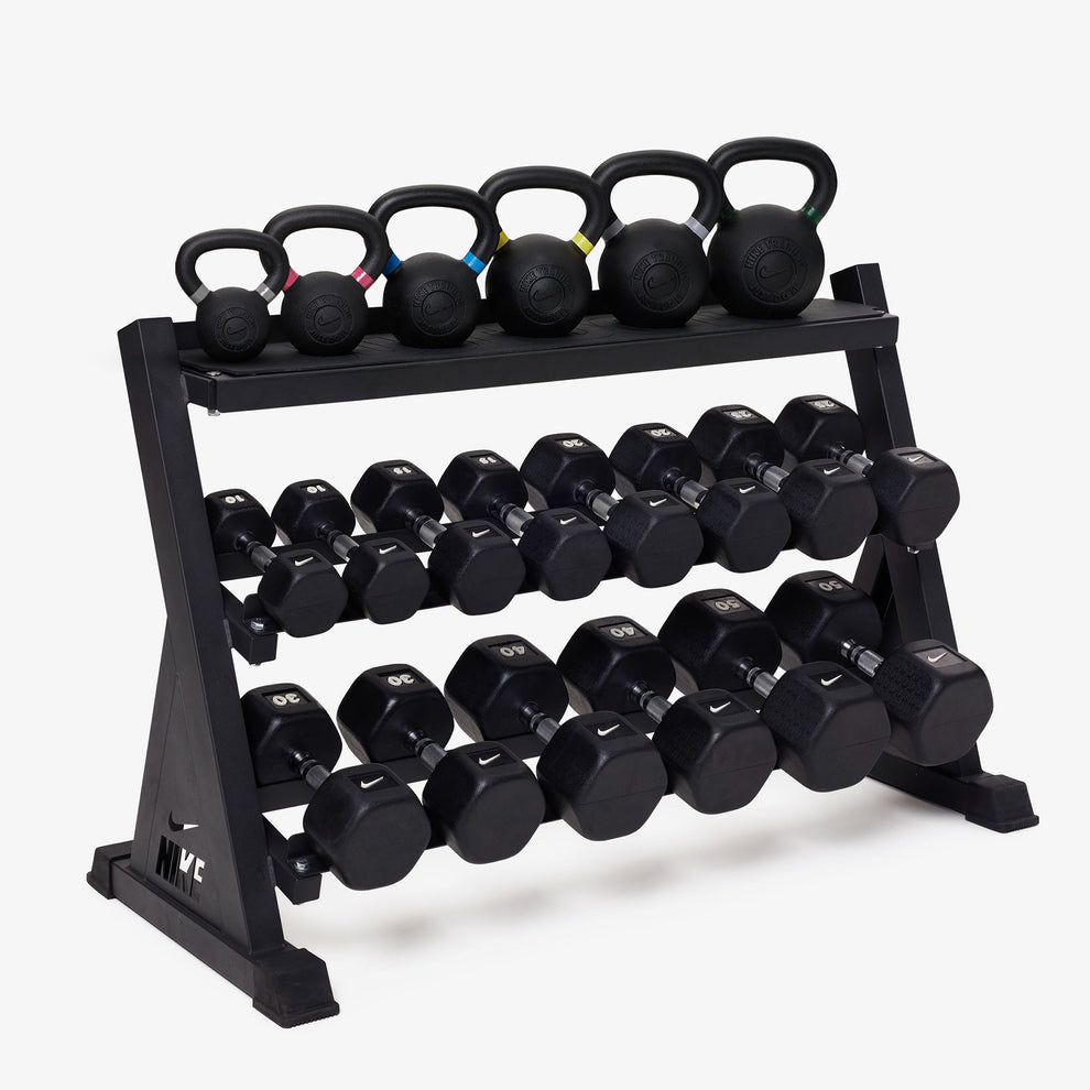 Nike Kettlebell & Dumbbell Rack Sets – Nike Strength US
