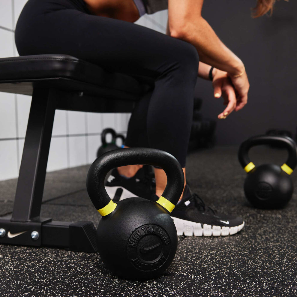 Nike Foundations Bundle | Workout Bench With Dumbbells and Kettlebell ...