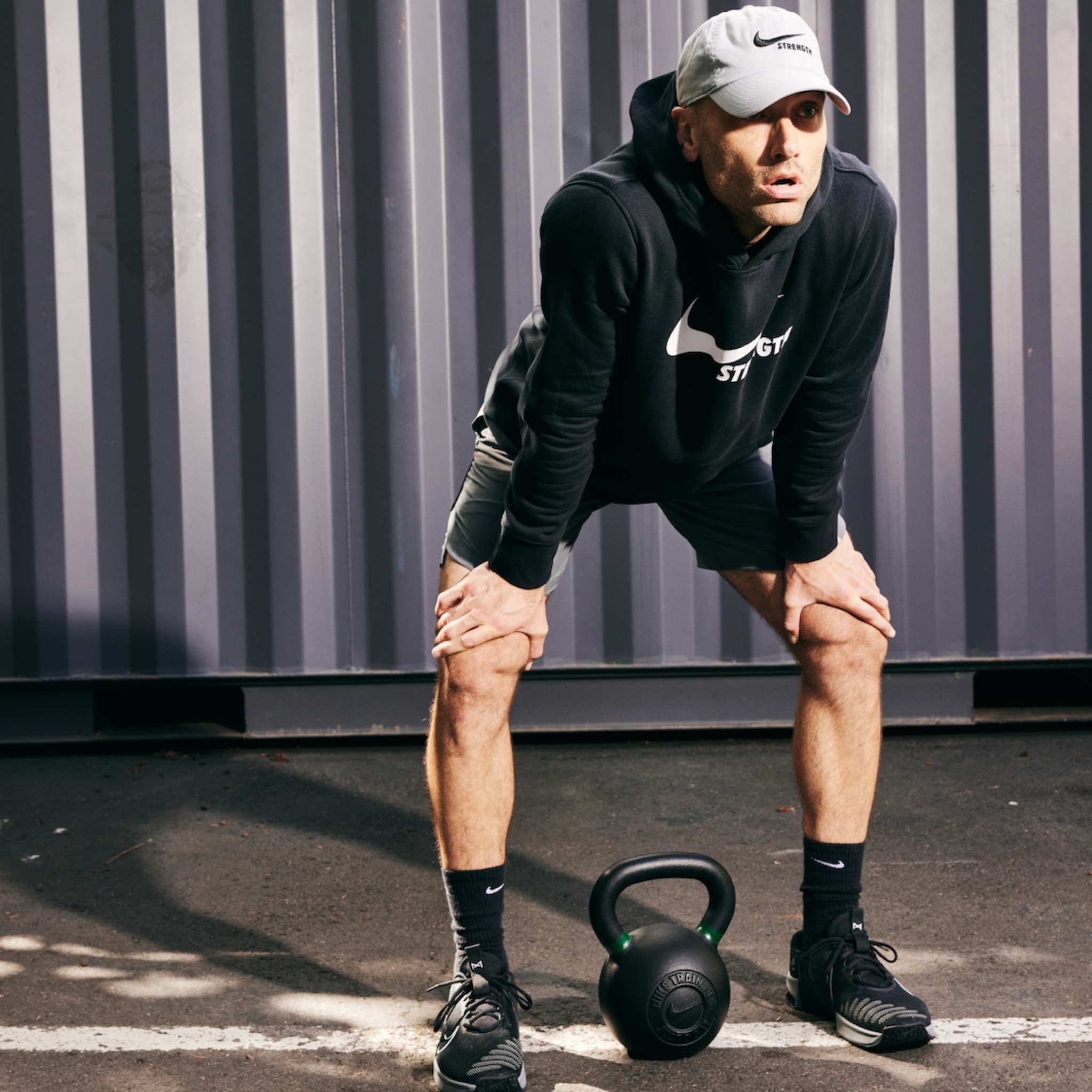 Nike Foundations Bundle | Workout Bench With Dumbbells and Kettlebell ...